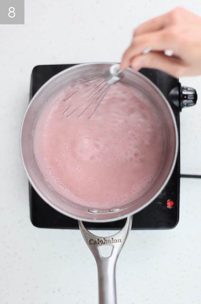 Refreshing Vegan Apple Strawberry Gelatin Dessert - refreshingbites
