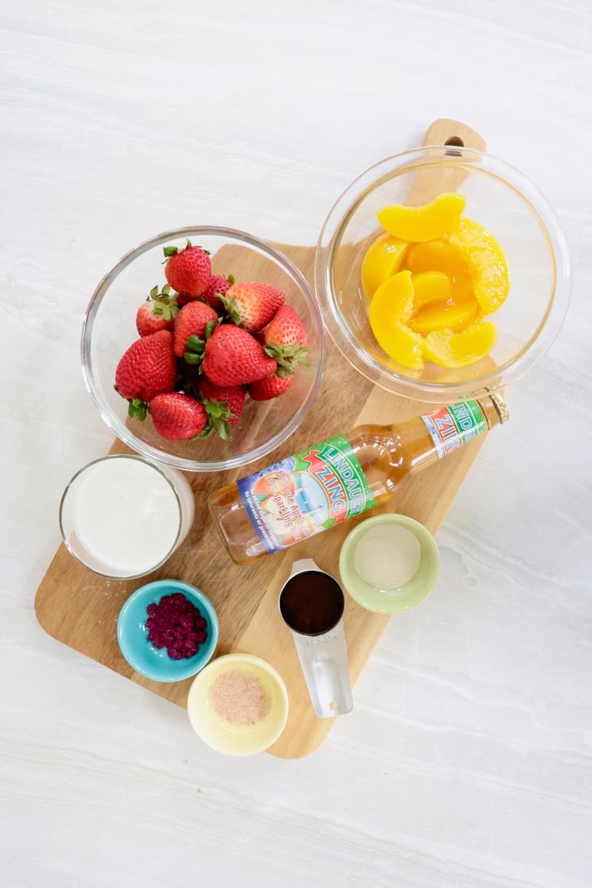 Refreshing Vegan Apple Strawberry Gelatin Dessert - refreshingbites